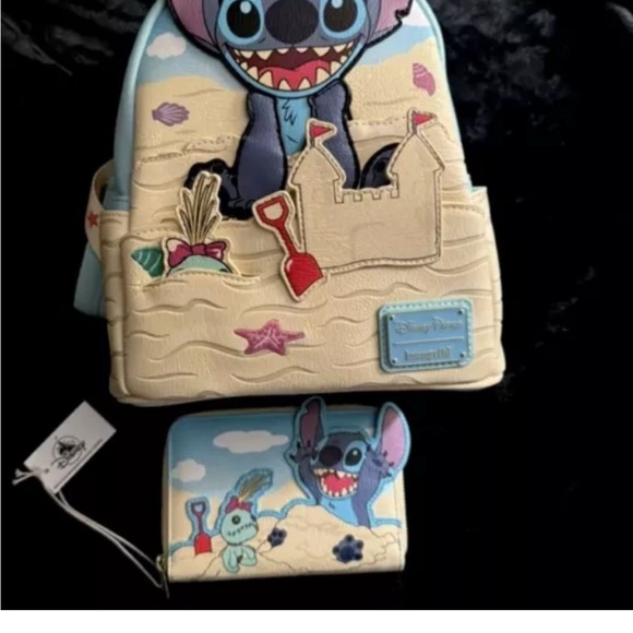 Loungefly | Bags | Disney Parks Loungefly Stitchscrump Beach Day Sand ...